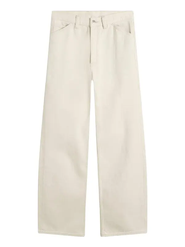 DRAKE'S Selvedge Denim Painter Pant - Ecru