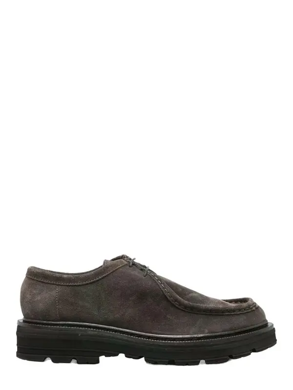STURLINI FIRENZE Suede Derby Shoes - Brown