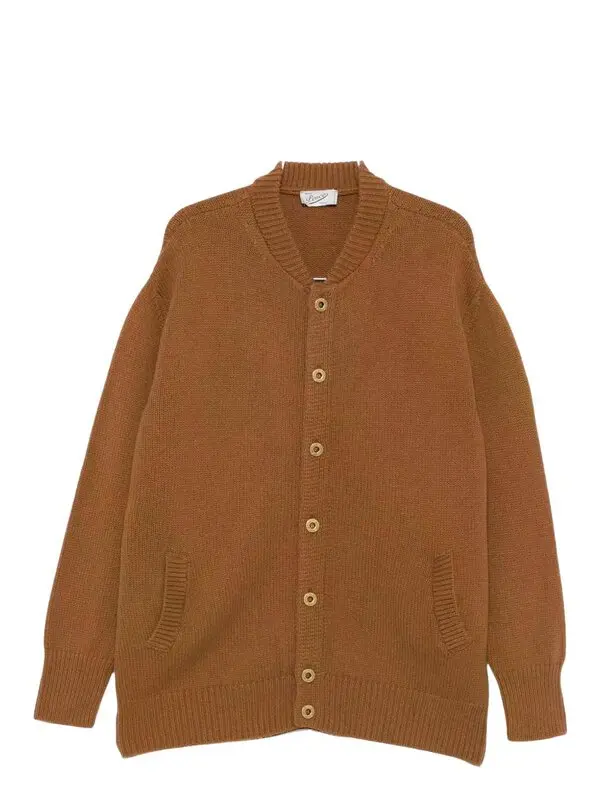 PENCE Buttoned Cardigan - Brown