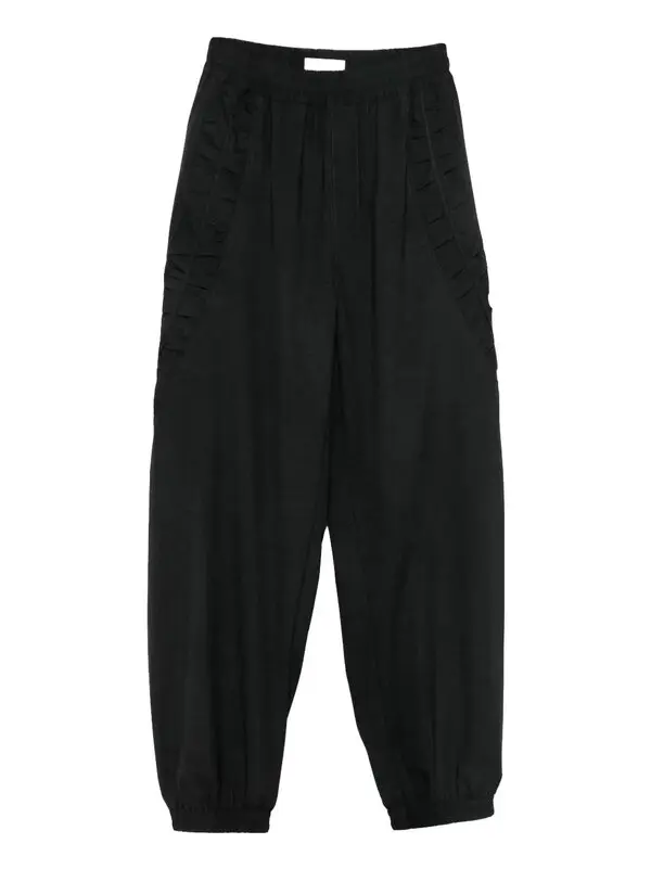 SAGE NATION Wide-leg Trousers - Grey