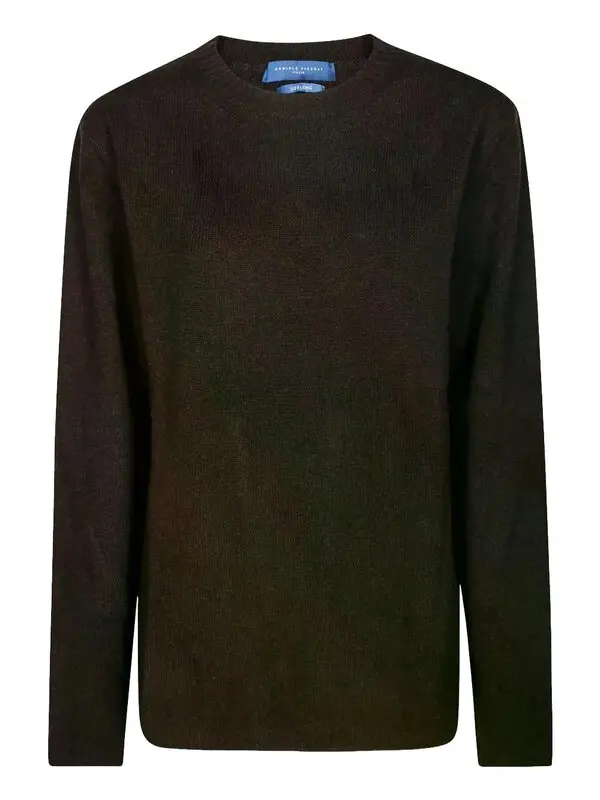 DANIELE FIESOLI Crew-neck Long-sleeved Sweater - Black