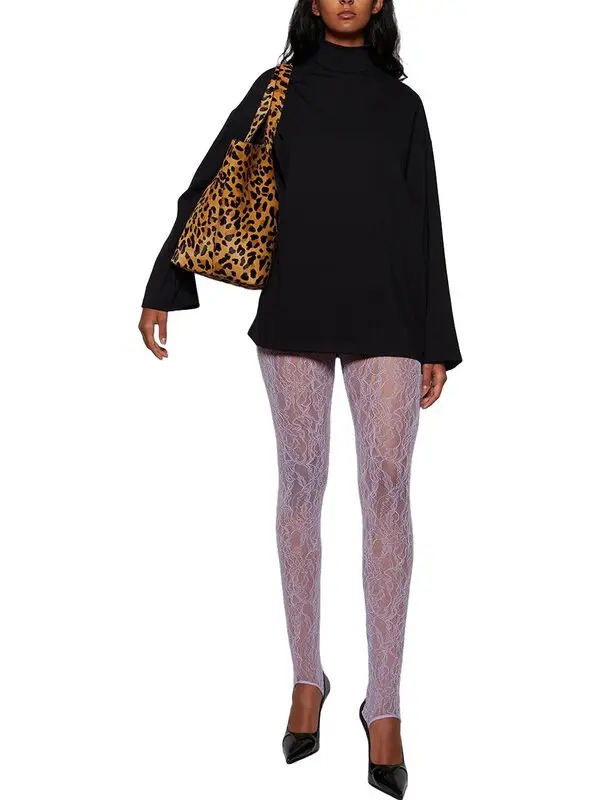 Wardrobe.NYC Opaque Lounge Top - Black