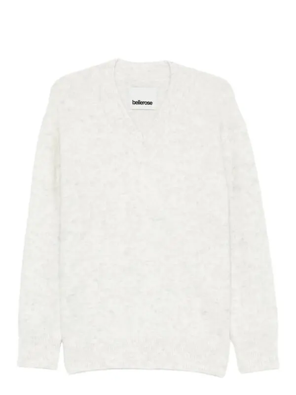 BELLEROSE V-neck Long-sleeve Sweater - Multicolor