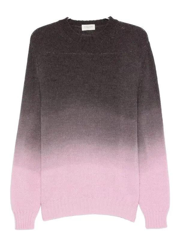 TINTORIA MATTEI 954 Gradient Crew-neck Sweater - Multicolour