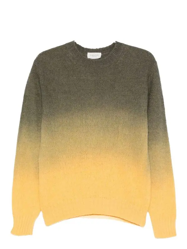 TINTORIA MATTEI 954 Crew-neck Sweater With Faded Effect - Multicolor