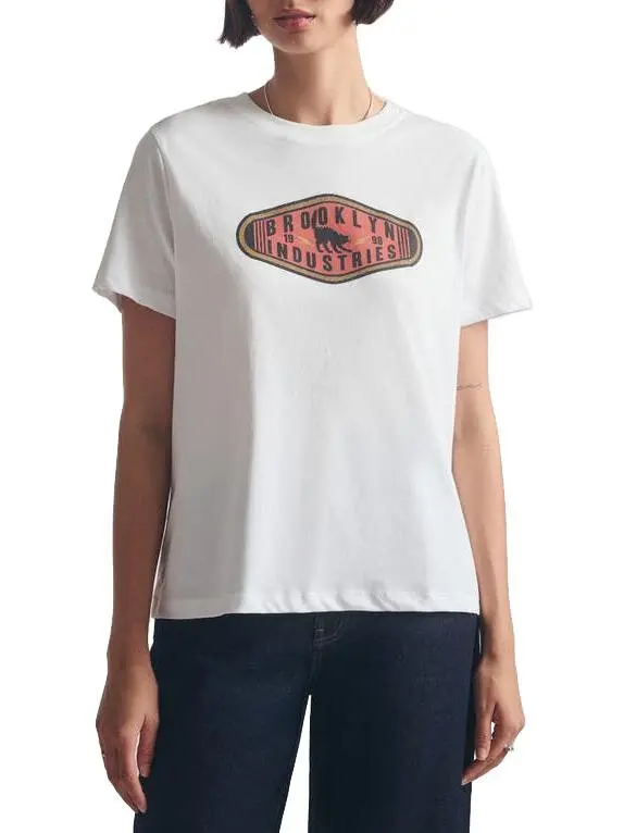 Brooklyn Industries Logo Graphic T-shirt - White
