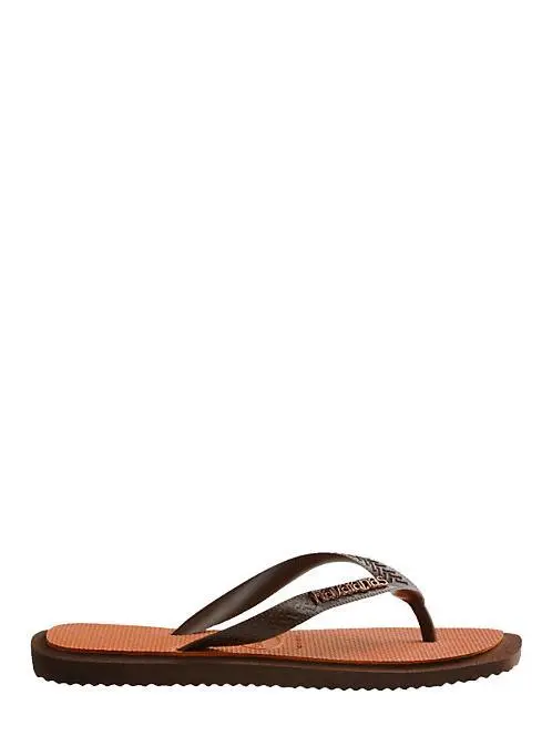 Havaianas Top Square Rubber Flip-flops - Dark Brown