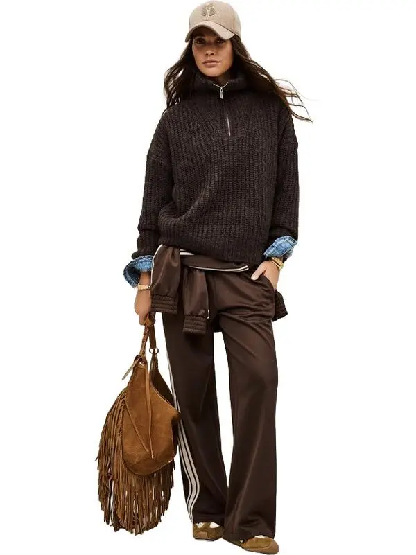 Ba&sh Beltane Loose-fitting Sweater - Brown