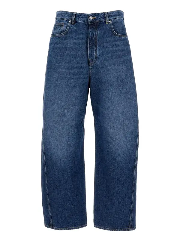 Givenchy Wide Leg Denim Jeans - Blue