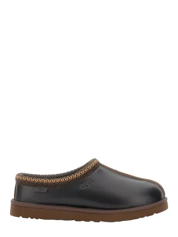 UGG Tasman Leather Slippers - Brown