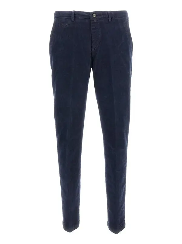 BRIGLIA 1949 Tailored Trousers - Blue