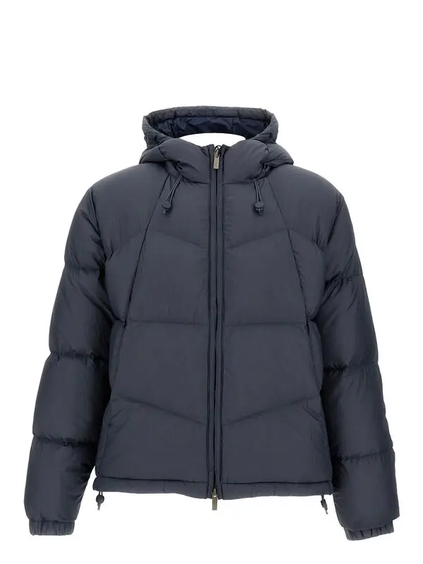K-WAY Quilted Ripstop Puffer Jacket - Blue