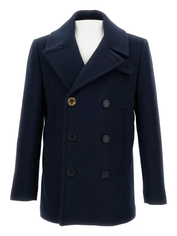 Givenchy Double-breasted Pea Coat - Blue