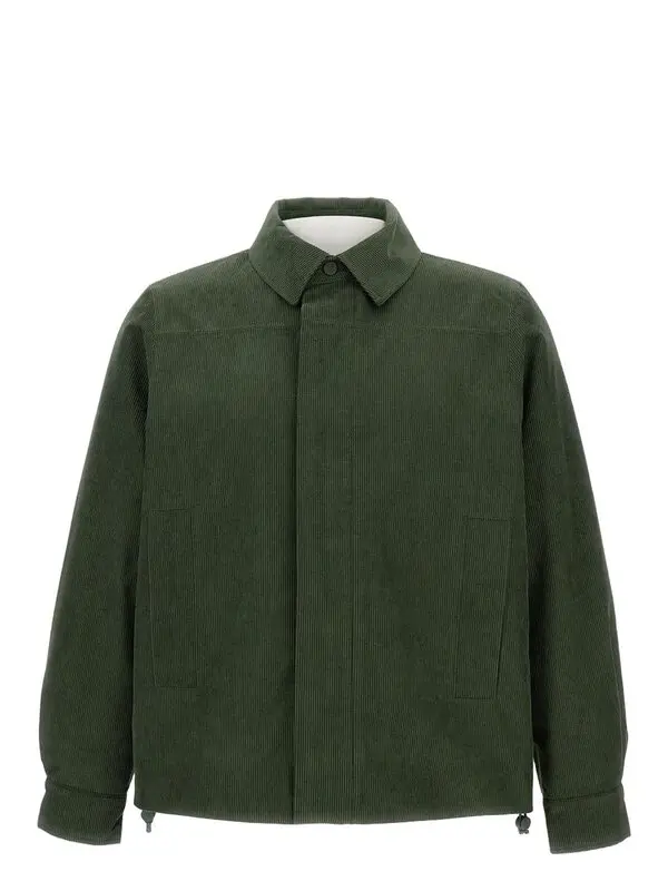 K-WAY Ribbed Knit Jacket - Green
