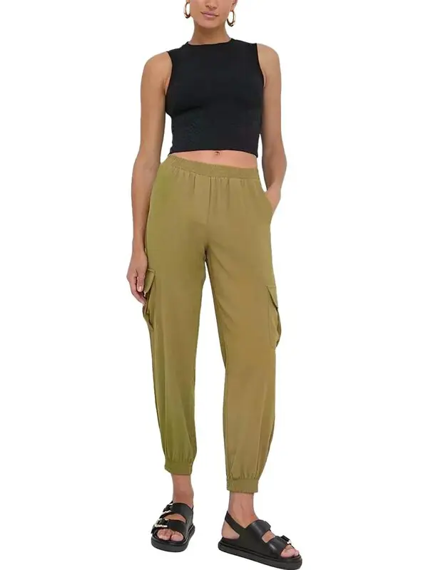 SILVIAN HEACH Pocket-cuffed Trousers - Green