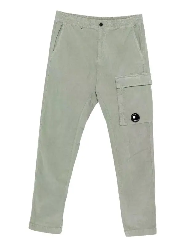 C.P. COMPANY Corduroy Cargo Trousers - Green