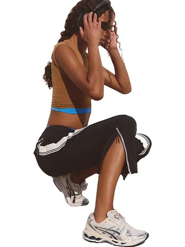 Free People Run Wild Track Pants - Black