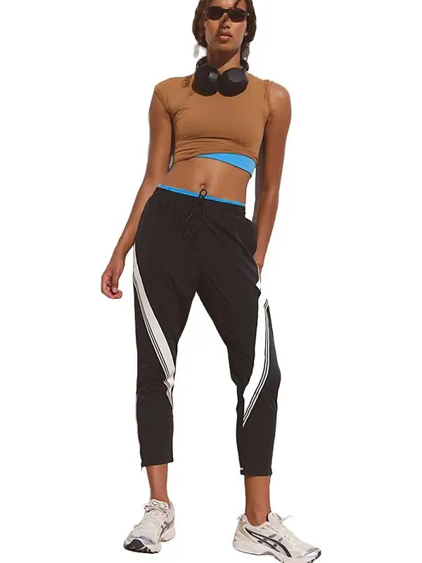 Free People Run Wild Track Pants - Black
