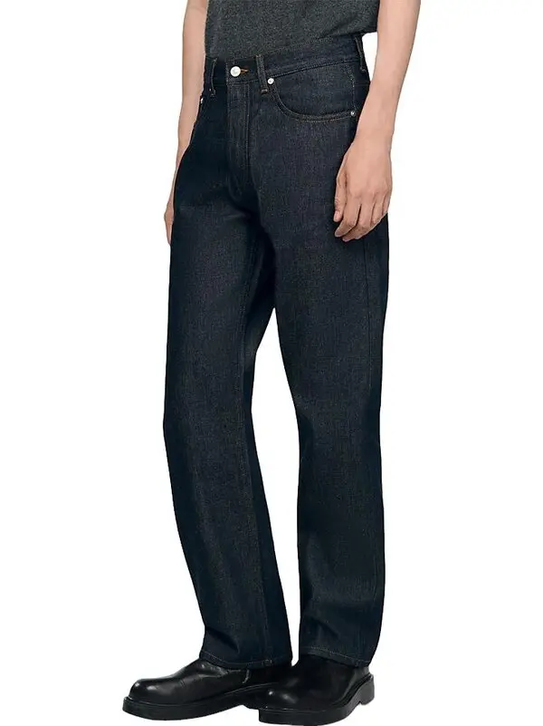 Sandro Regular Fit Jeans - Raw Denim