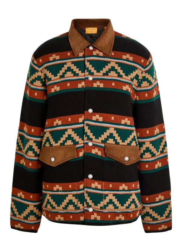 Guest In Residence Western Industry Quilted Wool And Cashmere-blend Jacket - Black