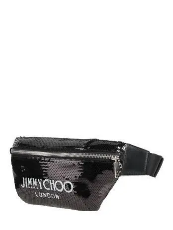 JIMMY CHOO Belt Bag With Sequins - Black