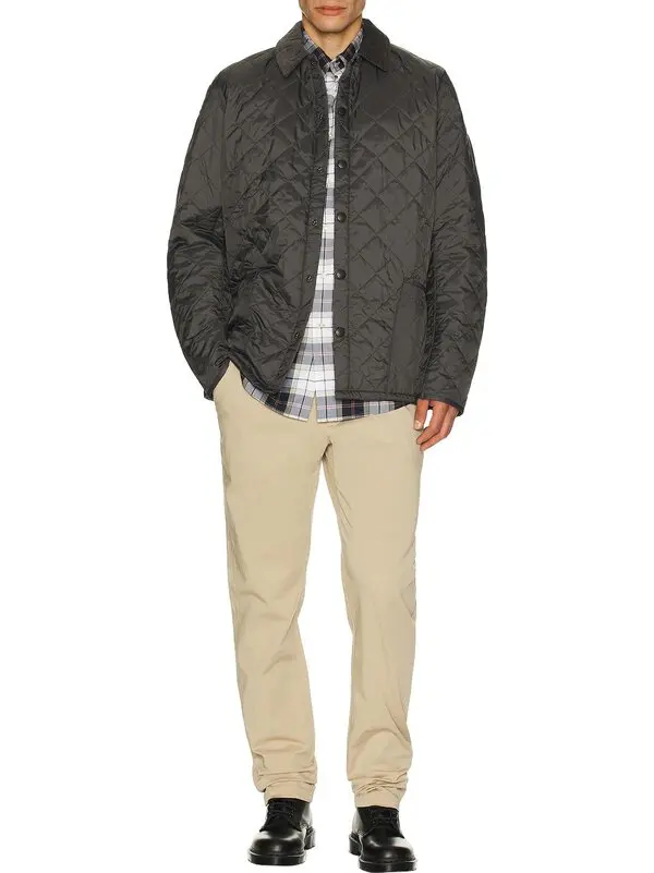 Barbour Heritage Liddesdale Quilted Jacket - Charcoal