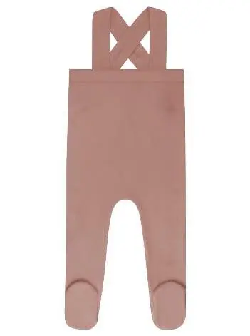 ELY'S & CO. Cable Pointelle Flat Collection Overalls - Mauve