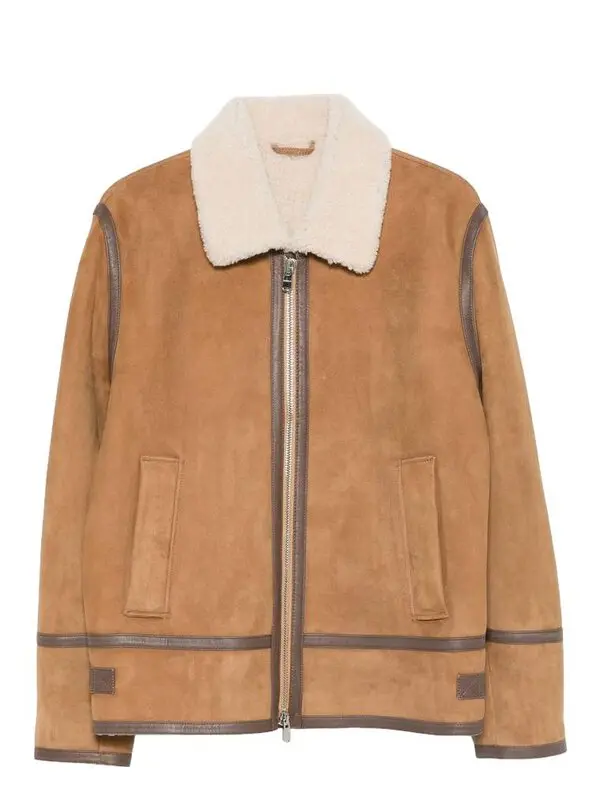 DONDUP Shearling Jacket - Brown