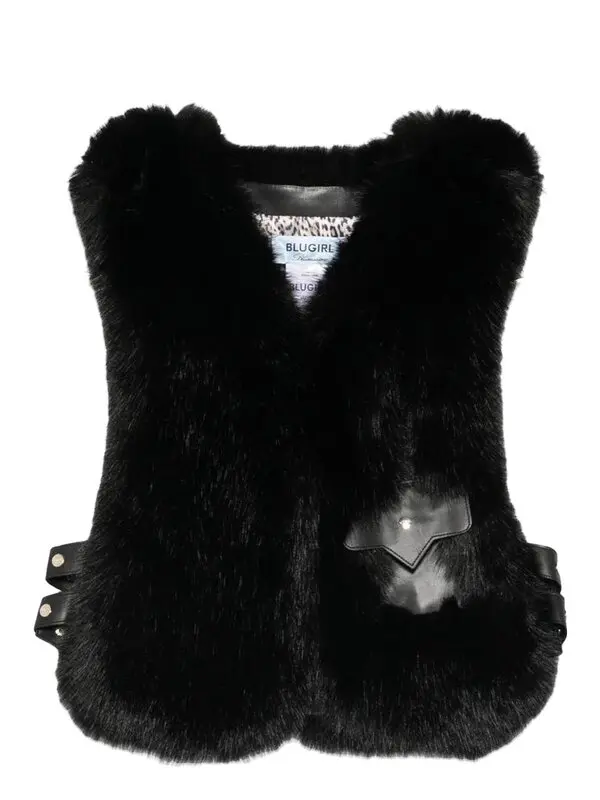 Blumarine Sleeveless Vest - Black