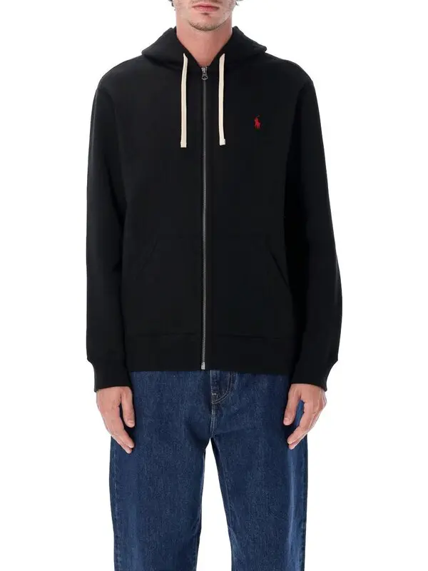 Ralph Lauren Rl Fleece Full-zip Hoodie - Black