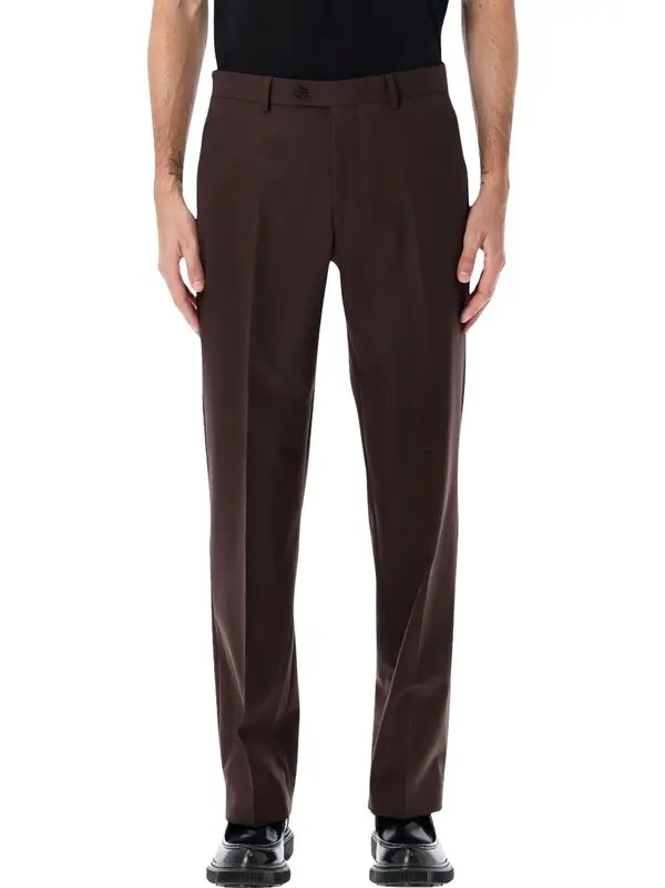 SUNFLOWER Wool Twill Trousers - Brown