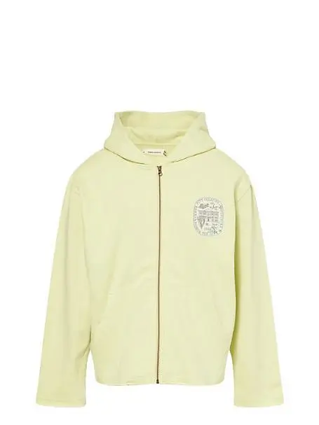 HONOR THE GIFT Cotton-jersey Hoody - Green