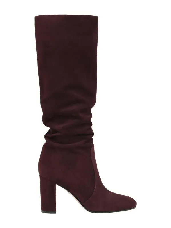 GIANVITO ROSSI Glen Suede Boots - Red - Suede