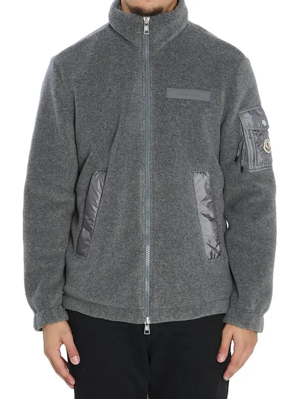 Moncler Technical Fabric Sweatshirt - Grey
