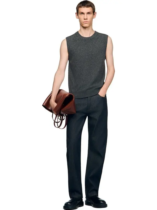 Sandro Regular-fit Raw Denim Jeans - Raw-denim