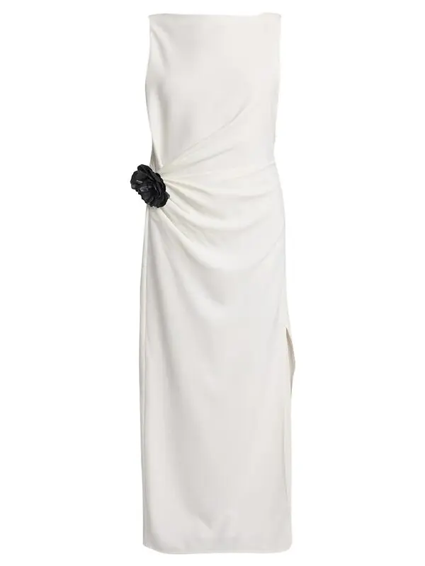 Proenza Schouler Indria Matte Double Crepe Dress - White
