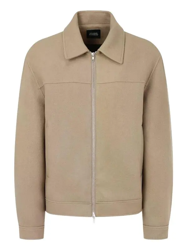 STUDIO TOMBOY Wool Bomber Jacket - Neutrals