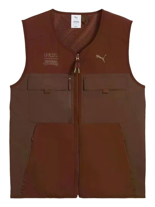 PUMA X Tmnt Tech Cargo Gilet - Brown