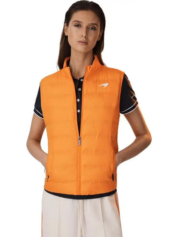 REISS X Mclaren F1 Team Foster Hybrid Gilet - Papaya