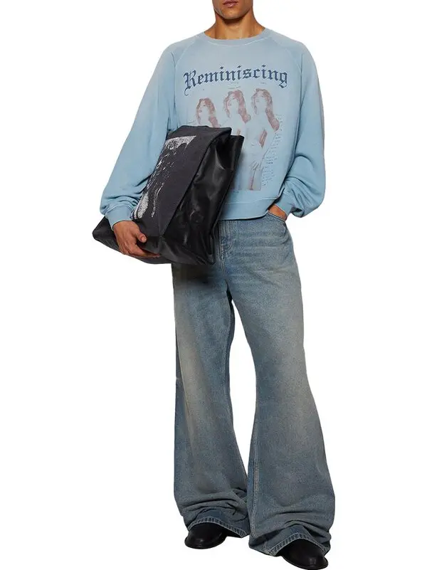 Enfants Riches Déprimés Reminiscing Raglan Sweatshirt - Blue