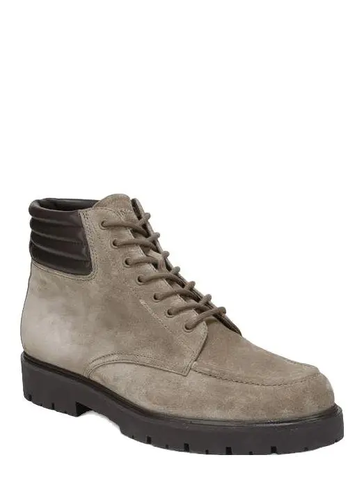 Vince Leonard Lugged Suede Boots - Flint