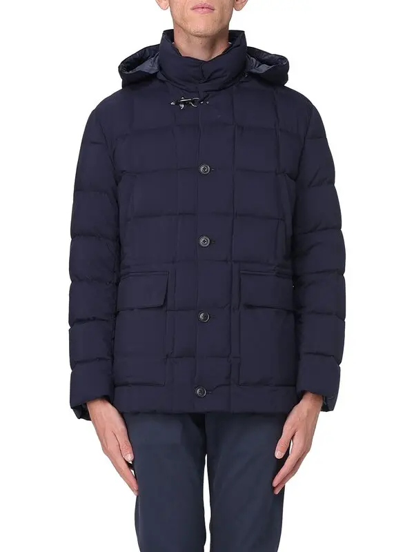 FAY Quilted Jacket - Blue