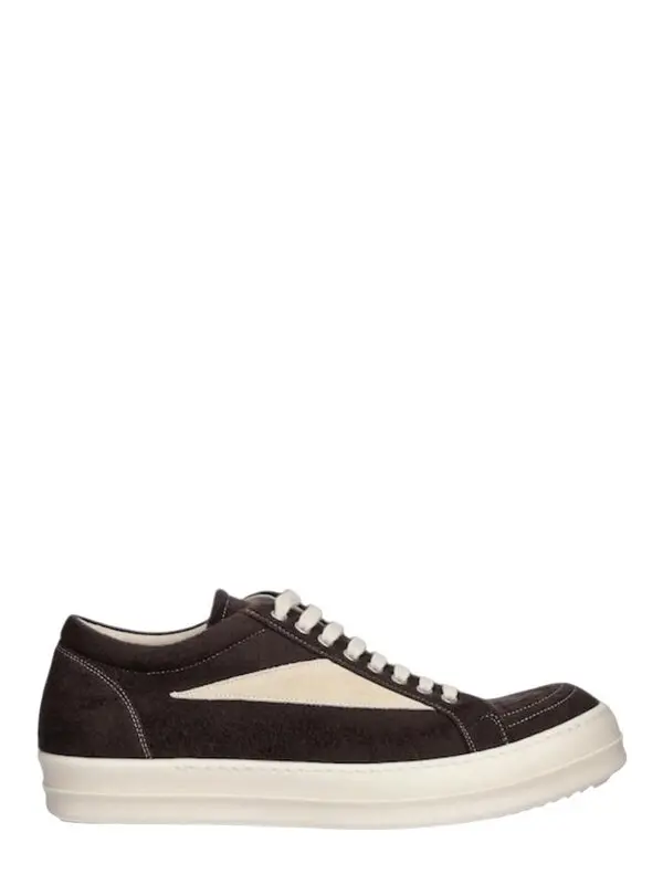 Rick Owens Vintage Low Sneakers - Brown/milk/fleece