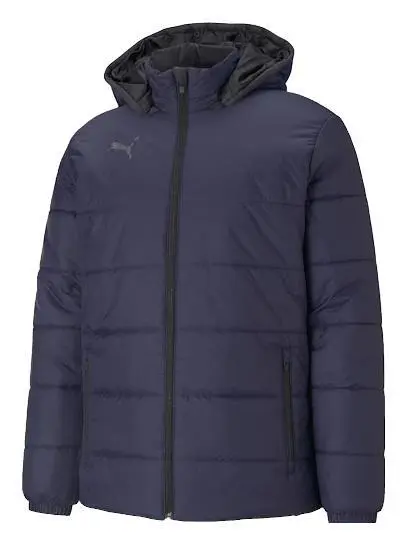 PUMA Teamliga Padded Fullzip Jacket - Peacoat/white