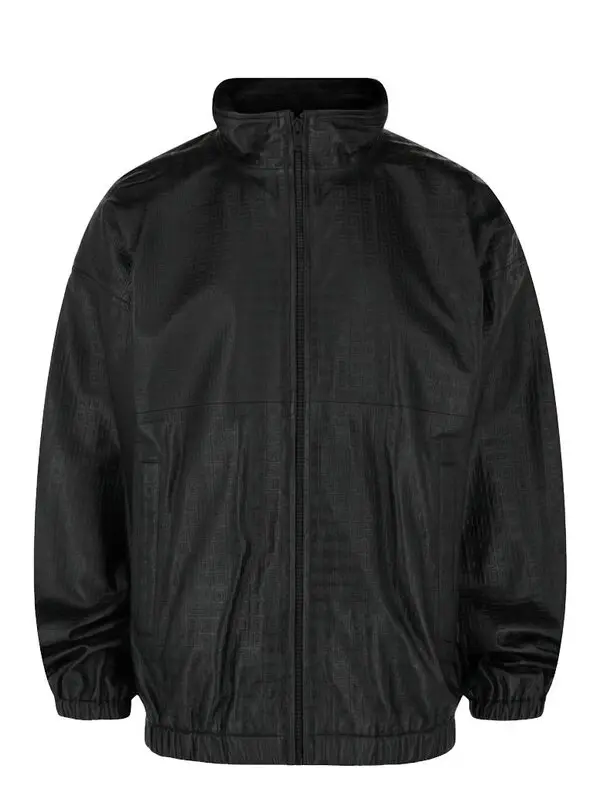 Givenchy Embossed Leather Jacket - Black
