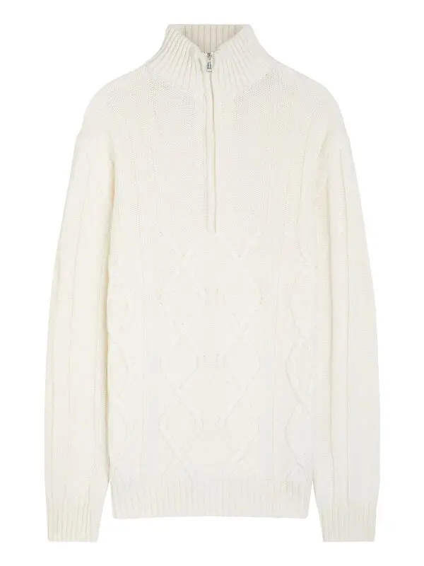 AURELIEN Wool And Cashmere-blend Jumper - Ivory