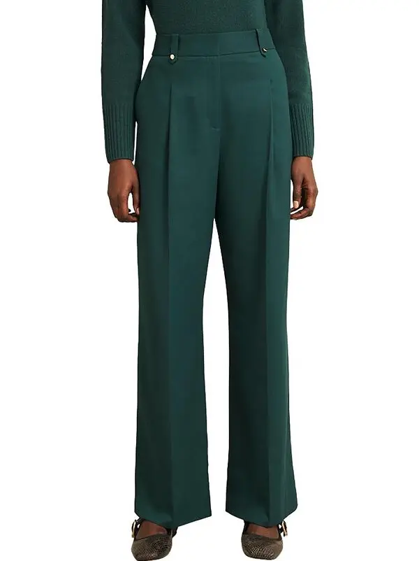 HOBBS LONDON Lucile Wide-leg Trousers - Ponderosa