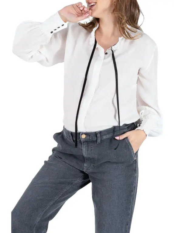 CACHE COEUR Scarlett Maternity Blouse - Natural