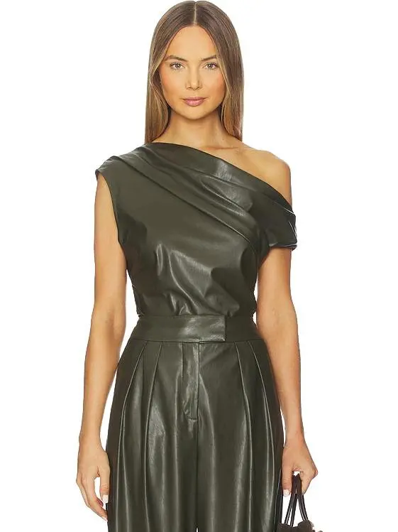 THE SEI Off Shoulder Top - Army