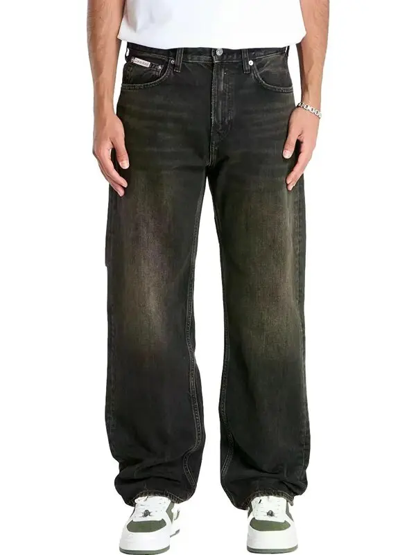 Calvin Klein 90s Straight Jeans - Black